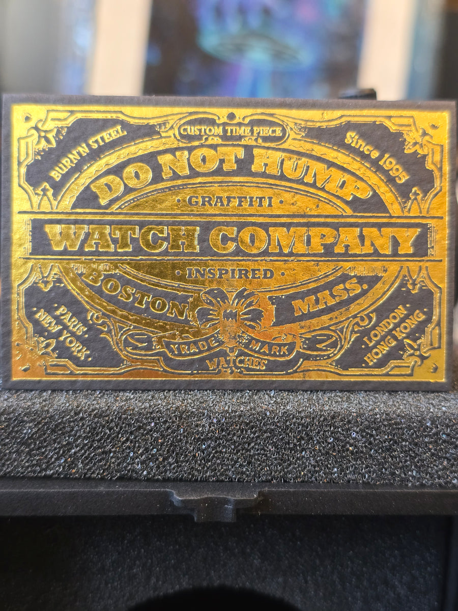 Do Not Hump Watches